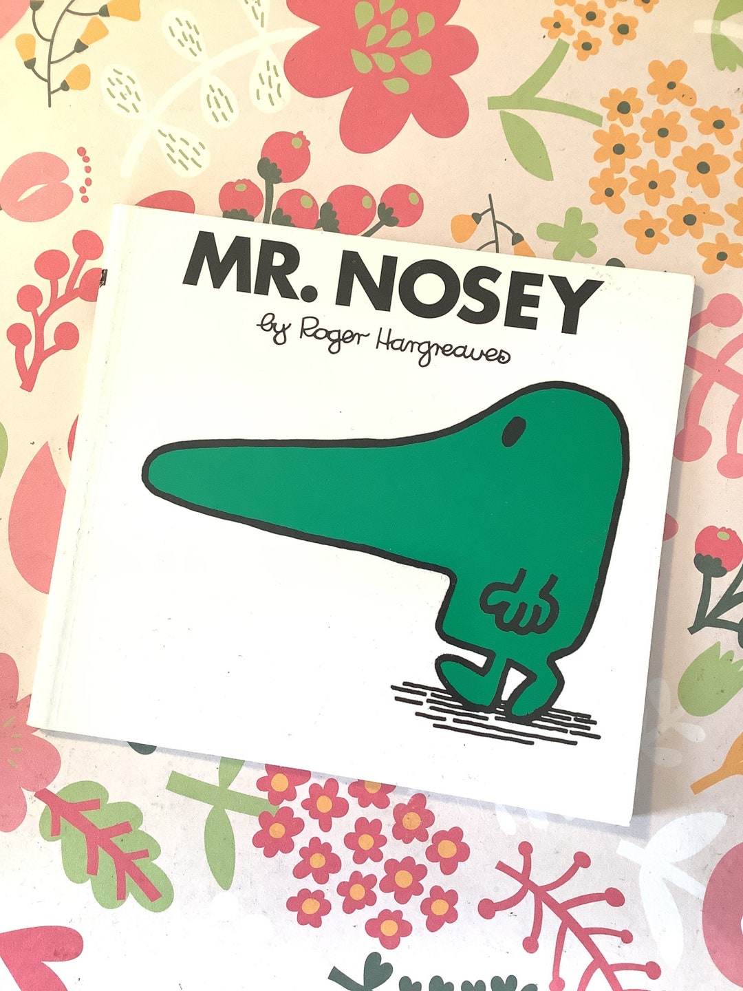 Vintage 1990 the Mr Men 'mr. Nosey' by Roger Hargreaves in Softback ...