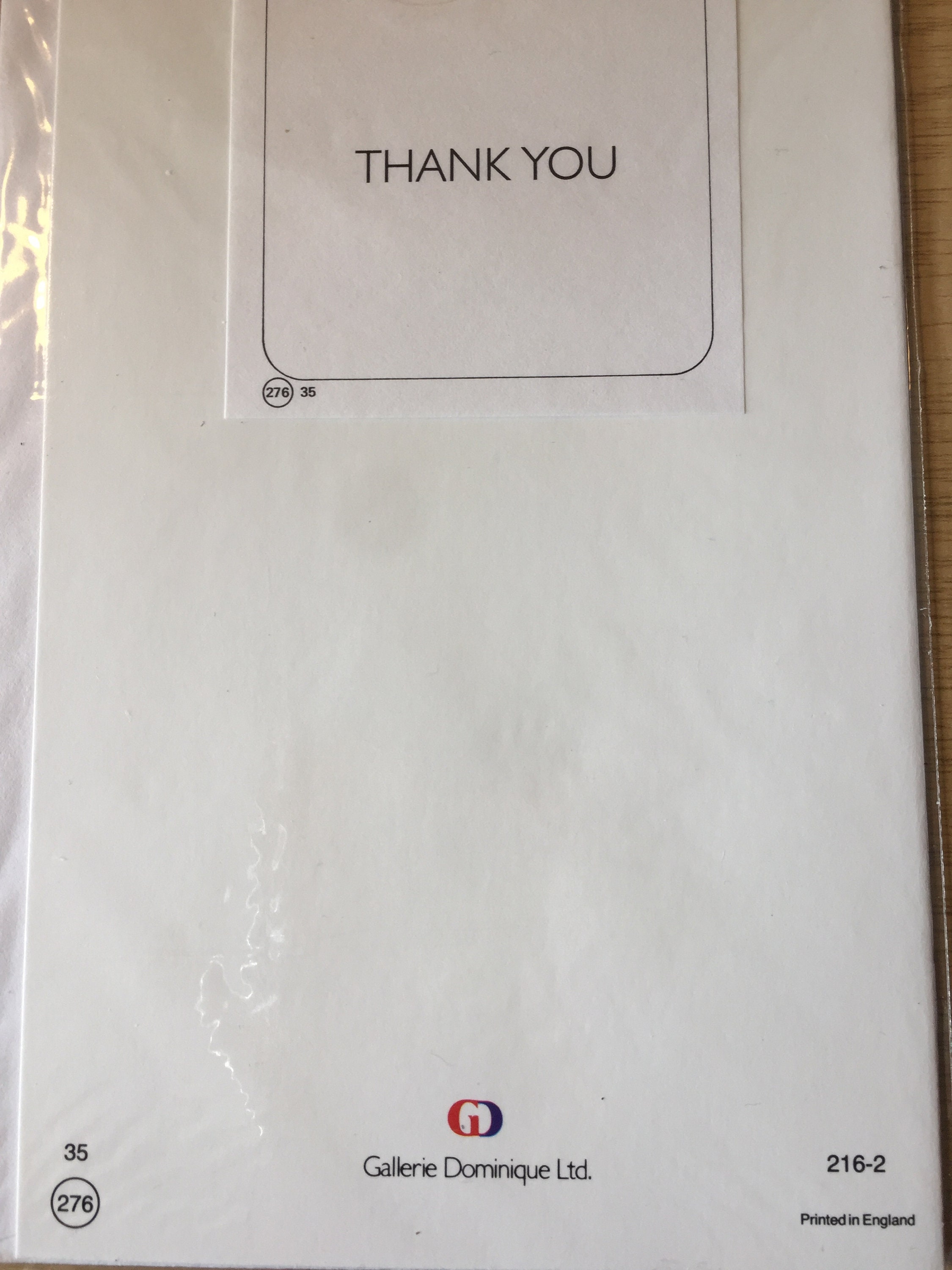 Fabulous Vintage/Retro 1980s 'Thank You' Card with | Etsy