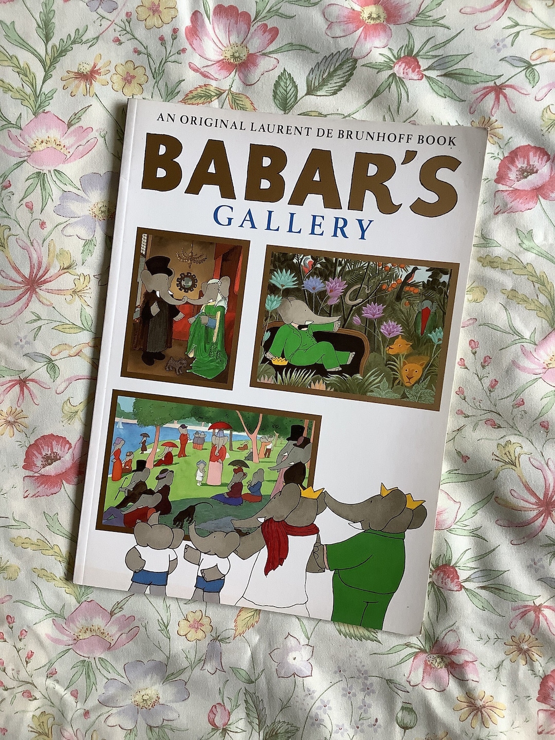Vintage 2003 'babar's Gallery' an Original Laurent De Brunhoff Book in ...