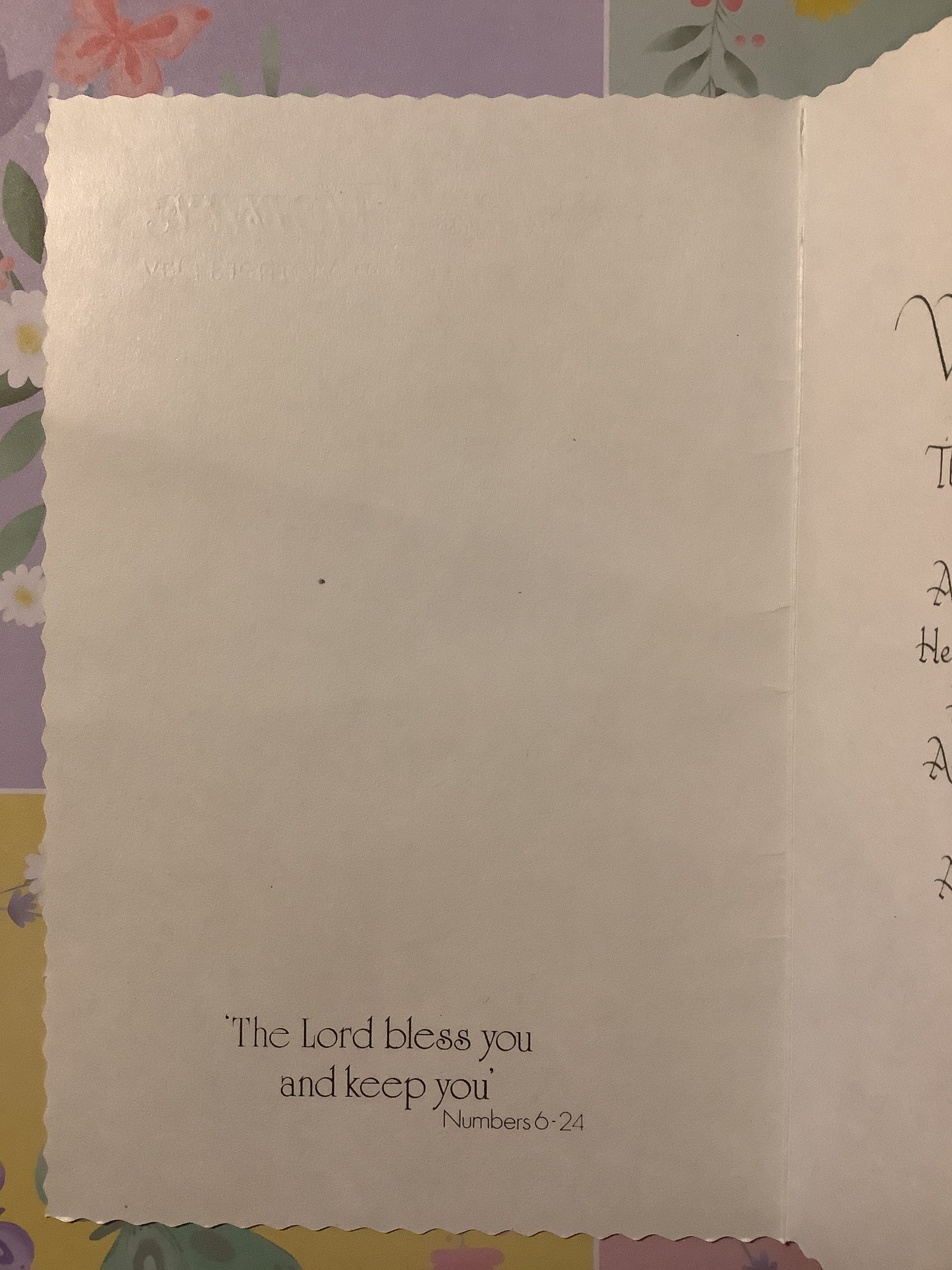 EXTREMELY RARE Circa 1960s Vintage God Bless You Mother on Mother's Day ...
