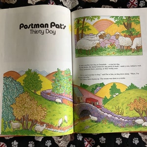 Rare Vintage 1991 'my Favourite Postman Pat Stories' Hardback Book by ...