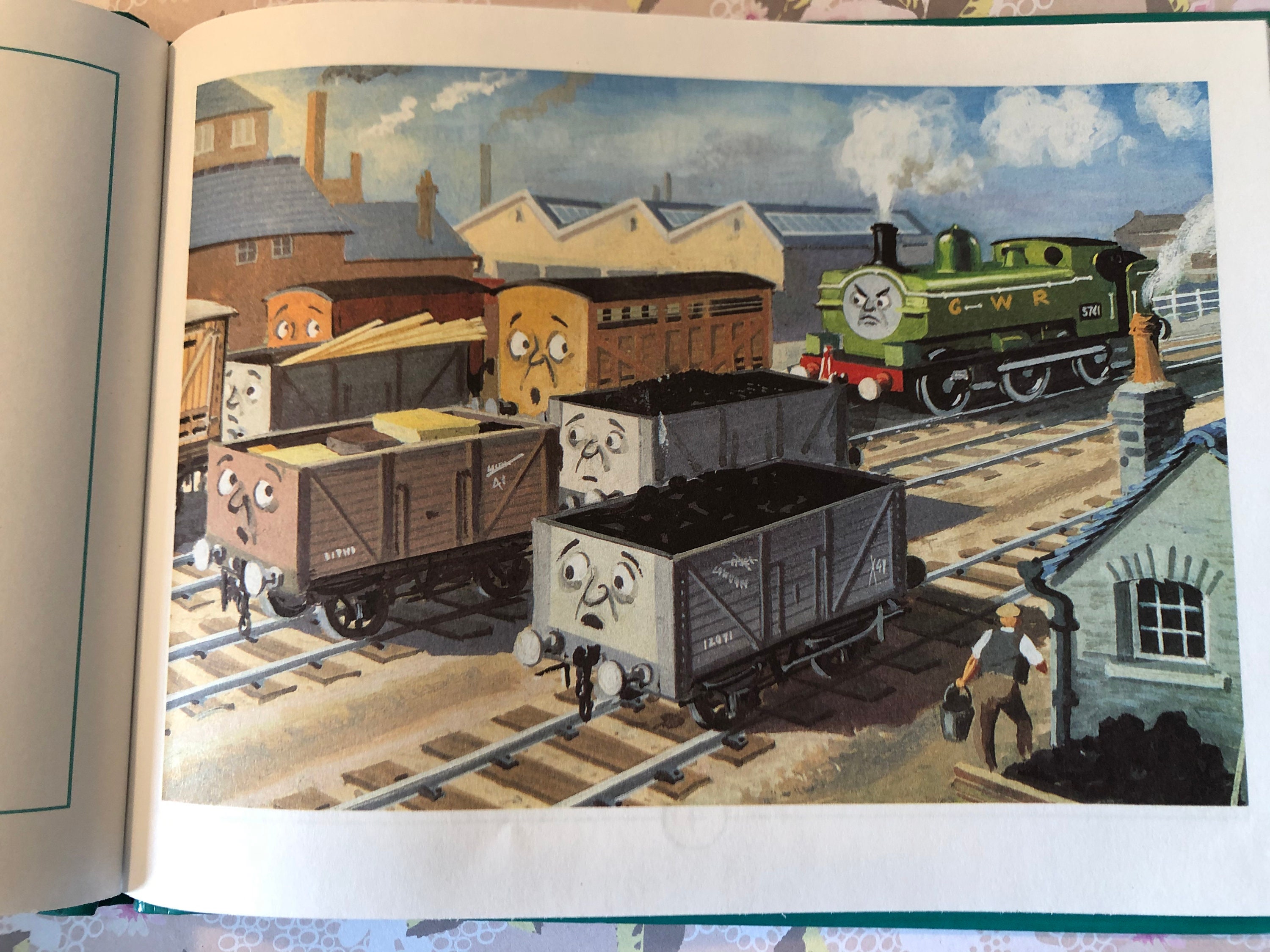 Vintage 1995 Thomas the Tank Engine Hardback Book 'A Close Shave' by ...