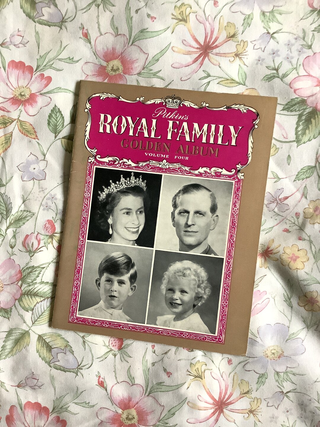 RARE Vintage 'the Royal Family Golden Album Volume Four' Book Covers ...