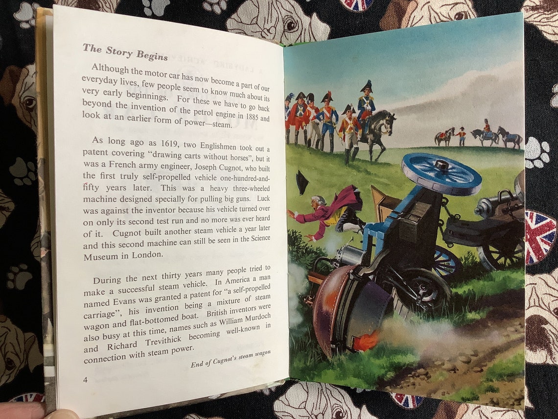 RARE 1962 Vintage Children's Book the Story of the Motor Car Hardback ...