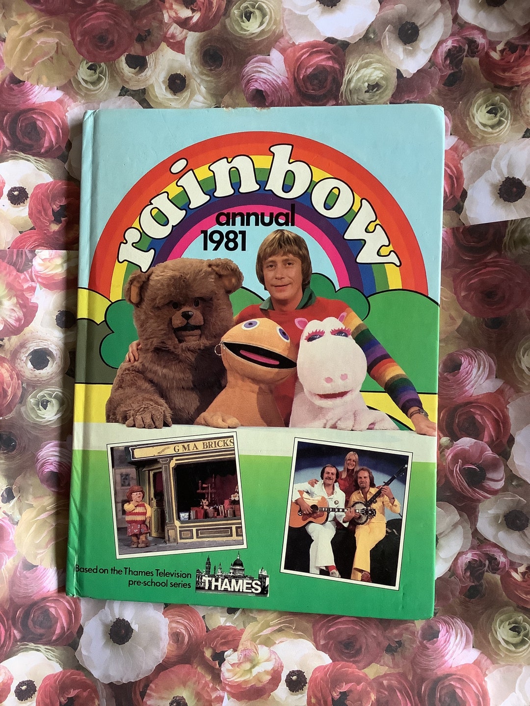 RARE Vintage 1981 'rainbow' Annual in Hardback Collectable Book ...