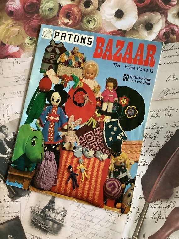 RARE Vintage 1970s Patons No 178 'bazaar Book' - Etsy
