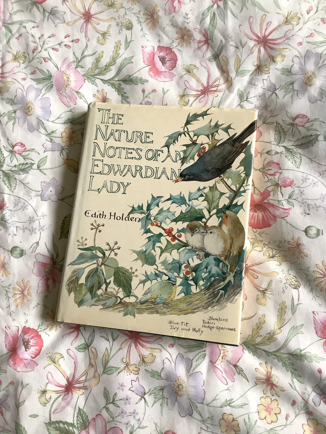 RARE 1989 Vintage 'the Nature Notes of an Edwardian Lady' Hardback Book ...