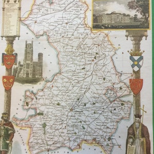 EXTREMELY Rare Vintage Circa 1980s 'maps' Design Gift Wrap - Features ...