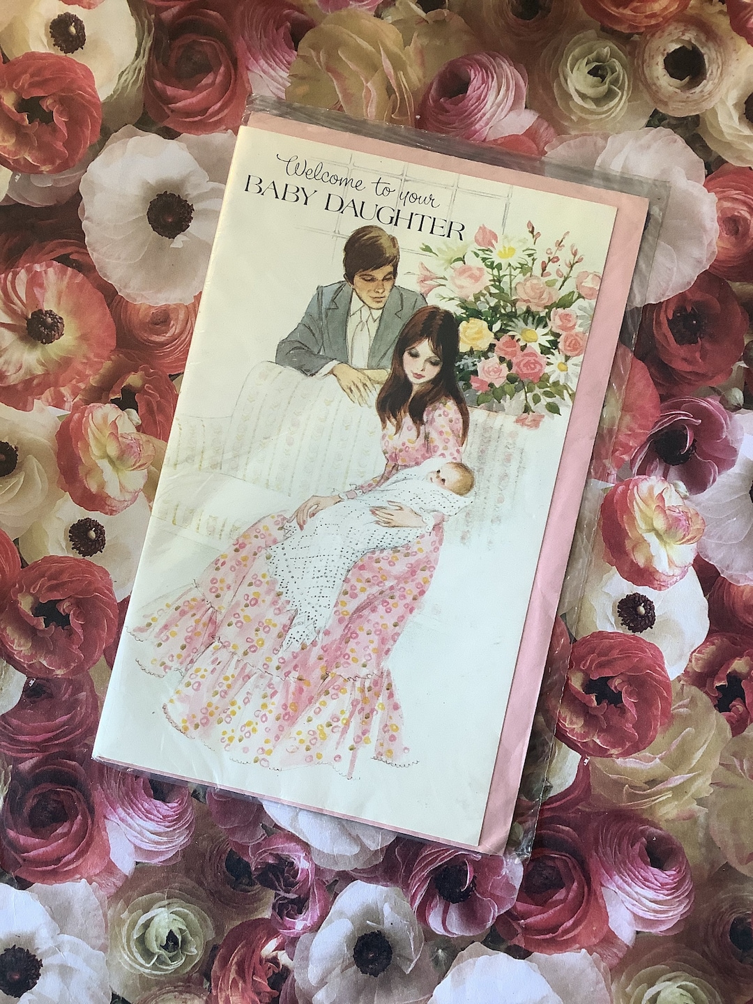 EXTREMELY RARE Vintage/retro Circa 1970s 'welcome to Your Baby Daughter ...