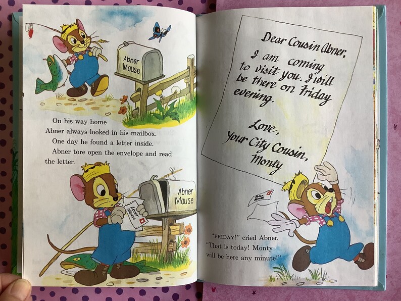1978 Vintage Children's Book FIRST EDITION 'country Mouse, City Mouse ...