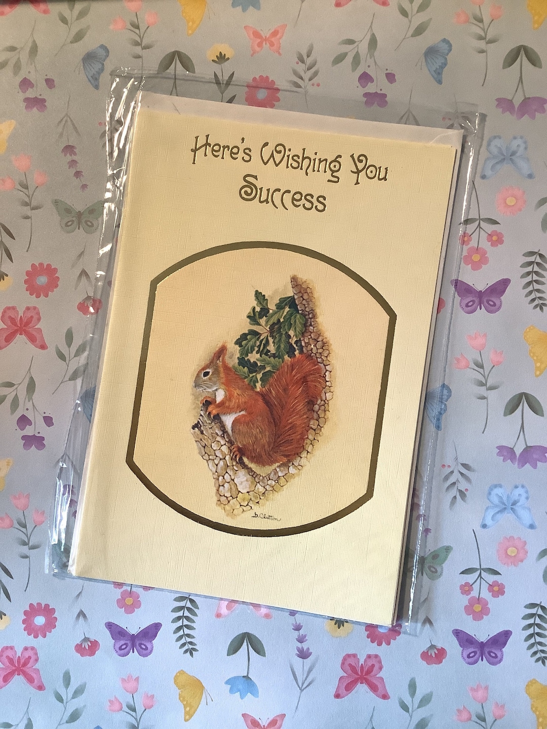 RARE Vintage Circa 1970s 'here's Wishing You Success' Card With ...