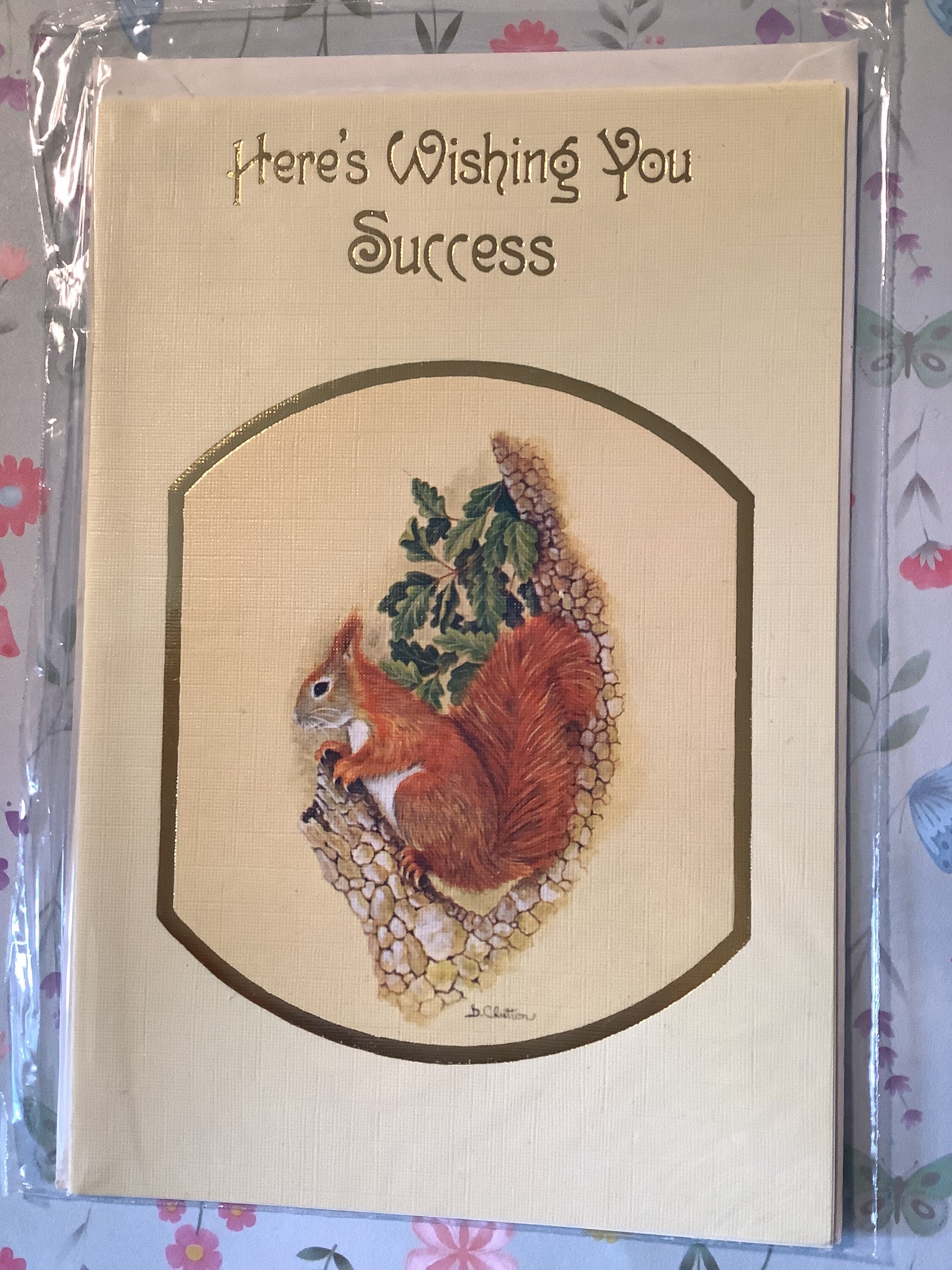 RARE Vintage Circa 1970s 'here's Wishing You Success' Card With ...