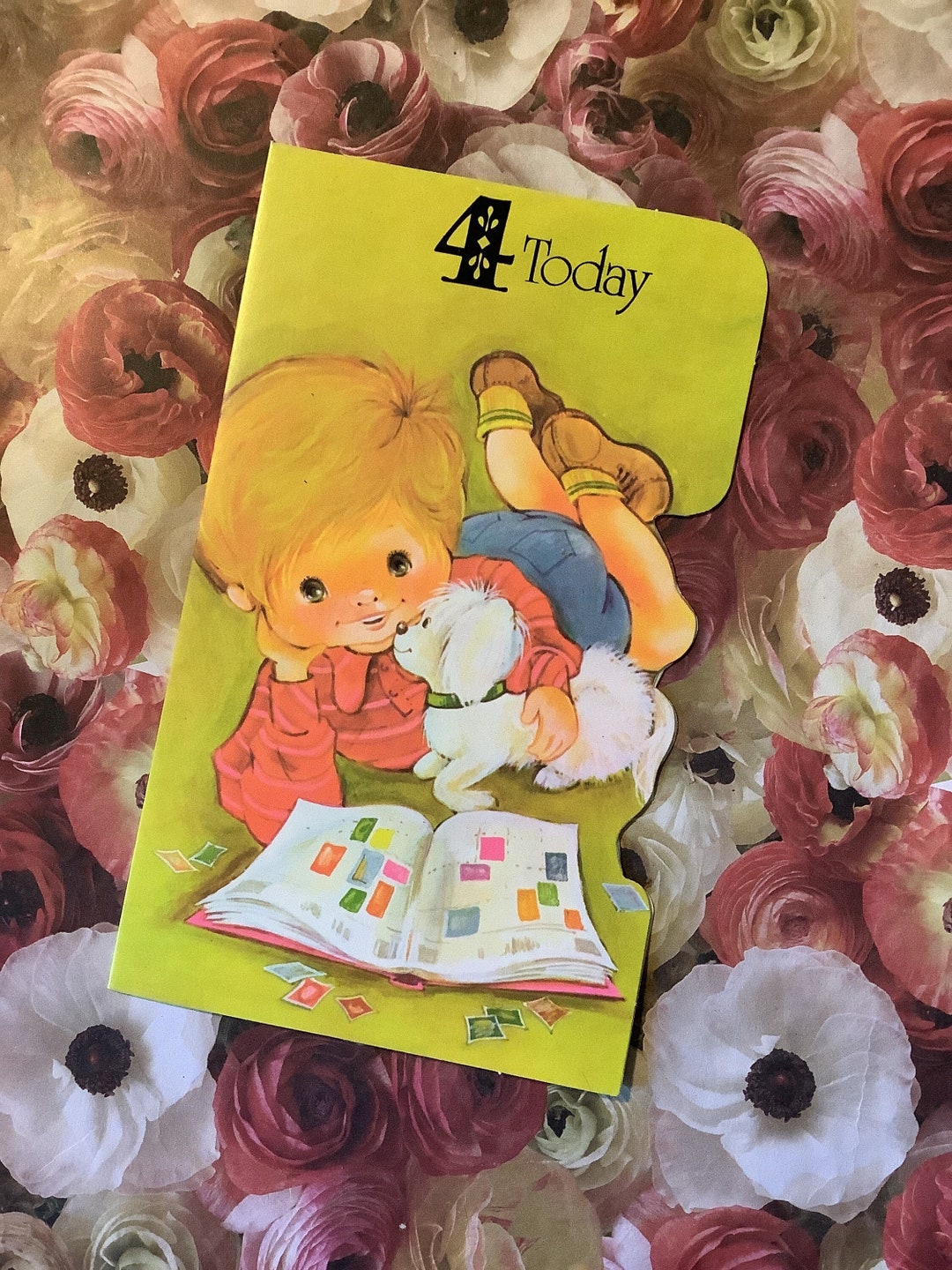 EXTREMELY RARE Vintage/retro Circa 1960s '4 Today' Birthday Card ...