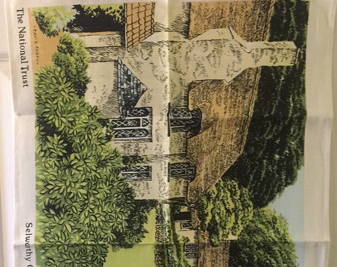 RARE Vintage Unused Irish Linen David Parry Design for the National ...