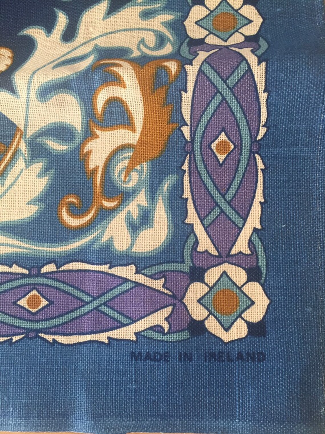 Vintage Unused Ulster Linen Commemorative Tea Towel | Etsy