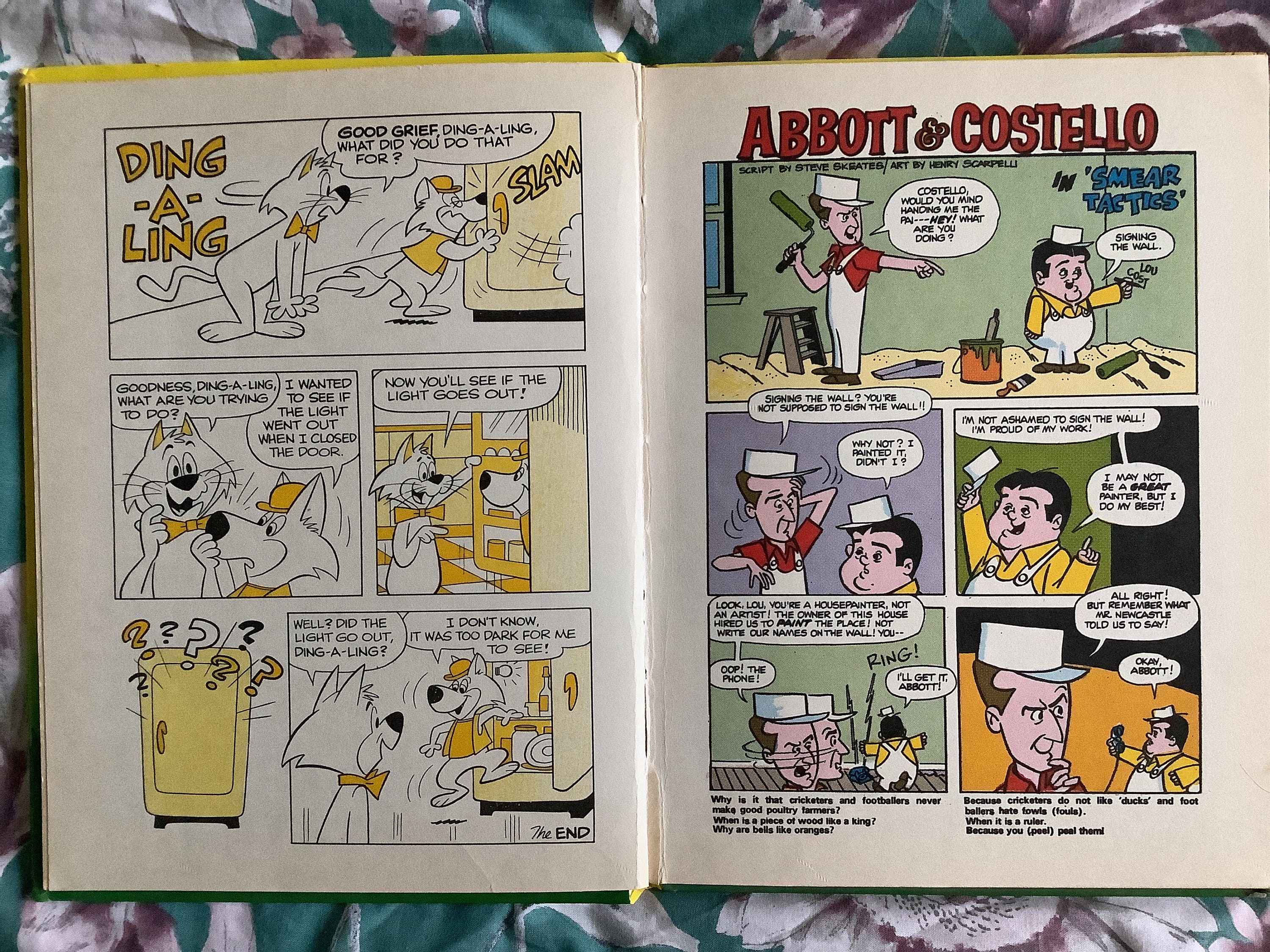 RARE Vintage 1972 Hanna Barbera's 'fun Fair No 1' Book in Hardback ...