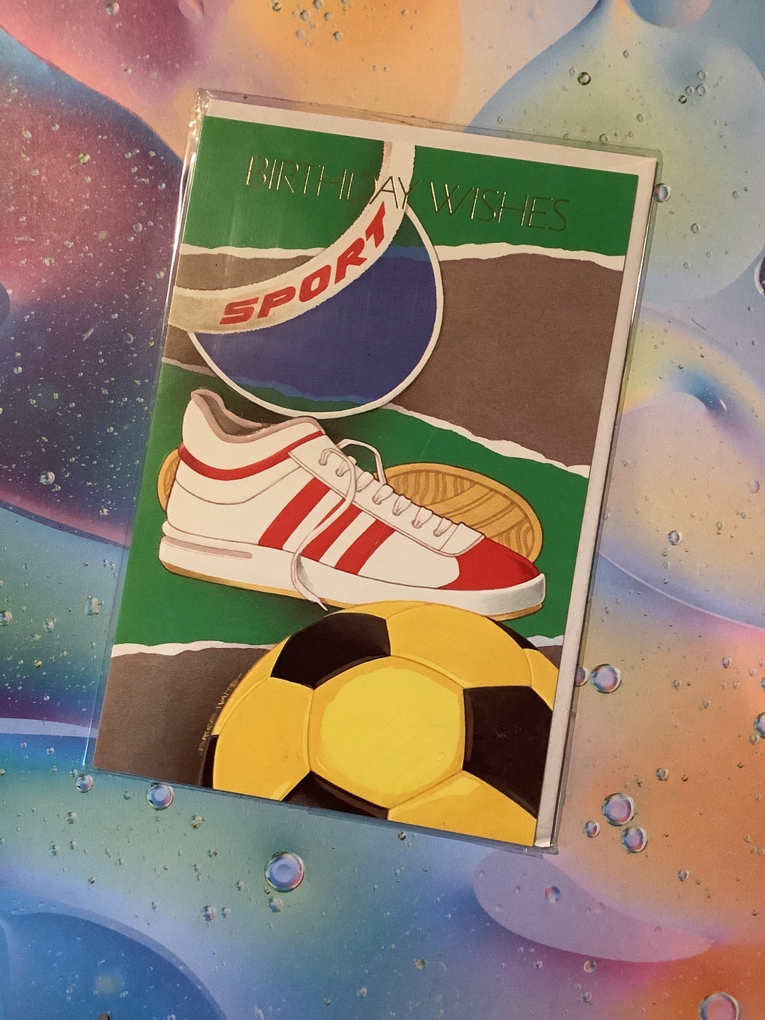 RARE Original Vintage Circa 1980s Unwritten 'birthday Wishes' 'sports ...