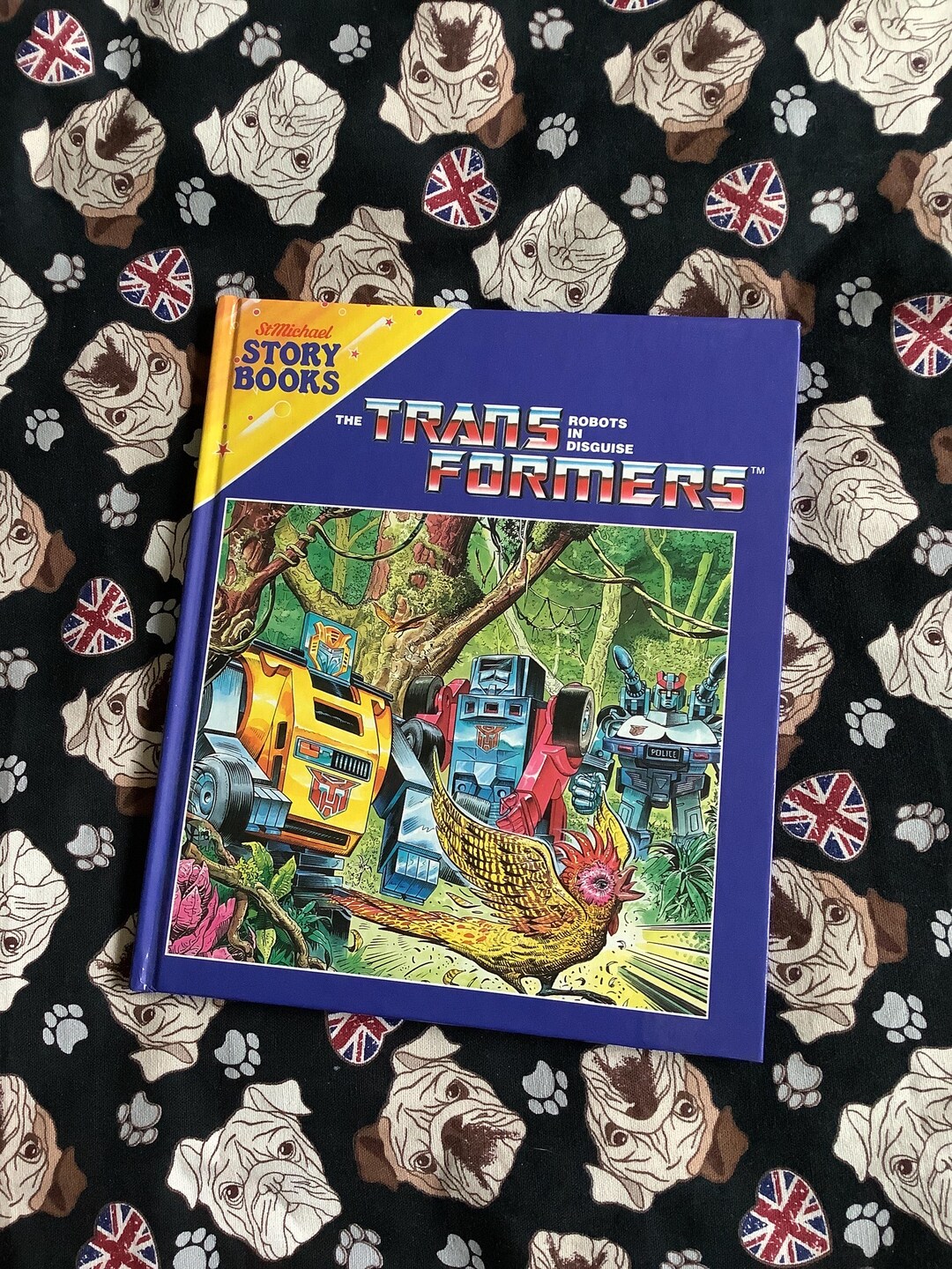 VERY RARE 1986 Vintage M&S Children's Book the Transformers 'robots in ...