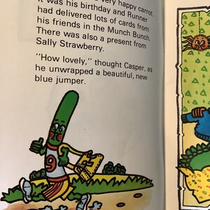 RARE Vintage 1984 Munch Bunch 'casper Carrot's New Blue Jumper' Little ...