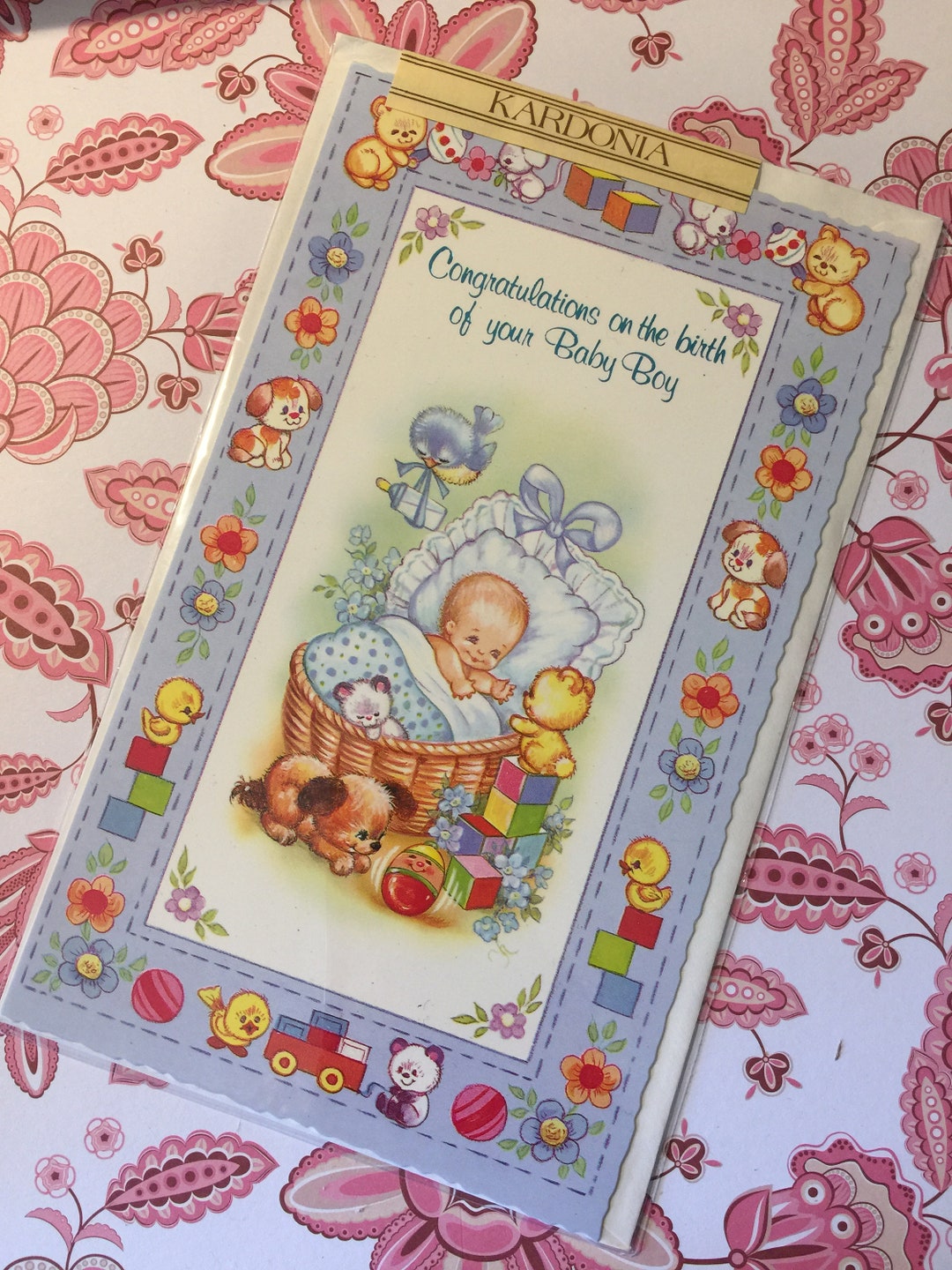 RARE Vintage/retro Circa 1970s 'congratulations on the Birth of Your ...