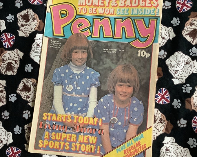 Rare Vintage 25th August 1979 'penny' Comic Issue No 18 - Comic Strip ...