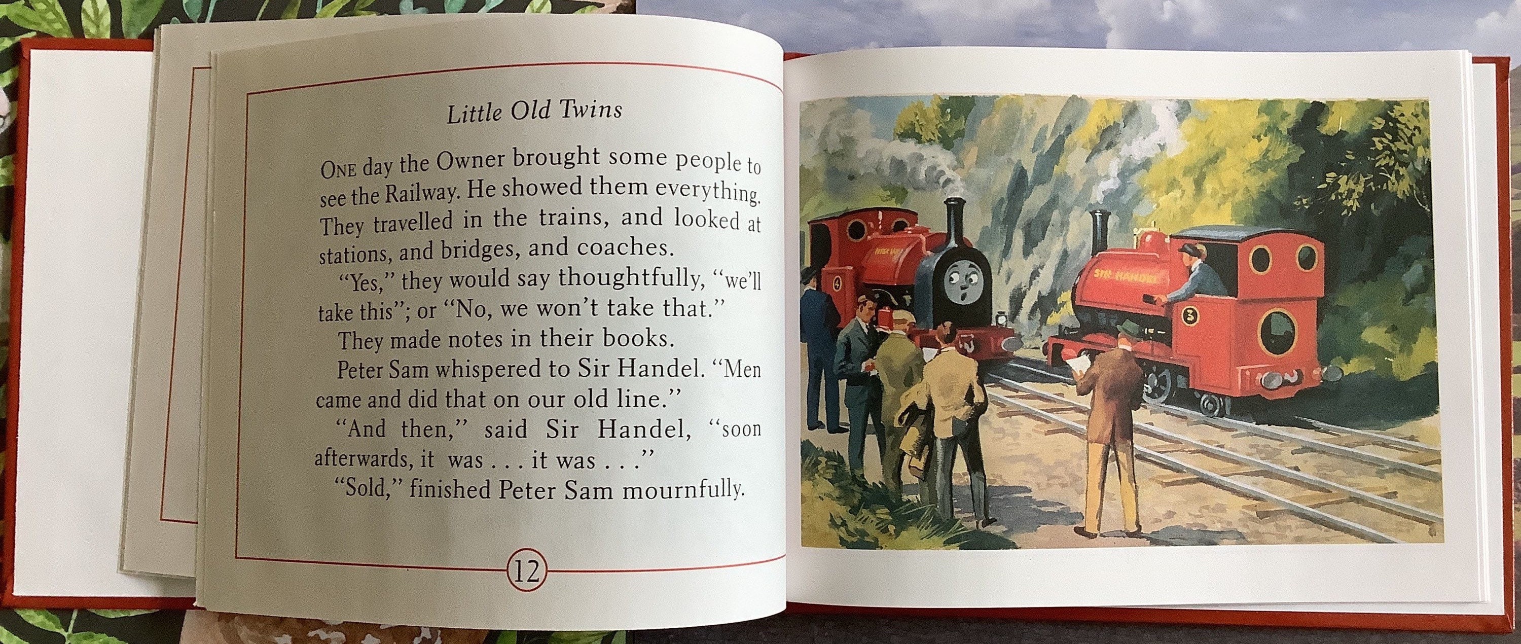 Vintage 1995 Thomas the Tank Engine Hardback Book Hullo Twins' by Rev W ...