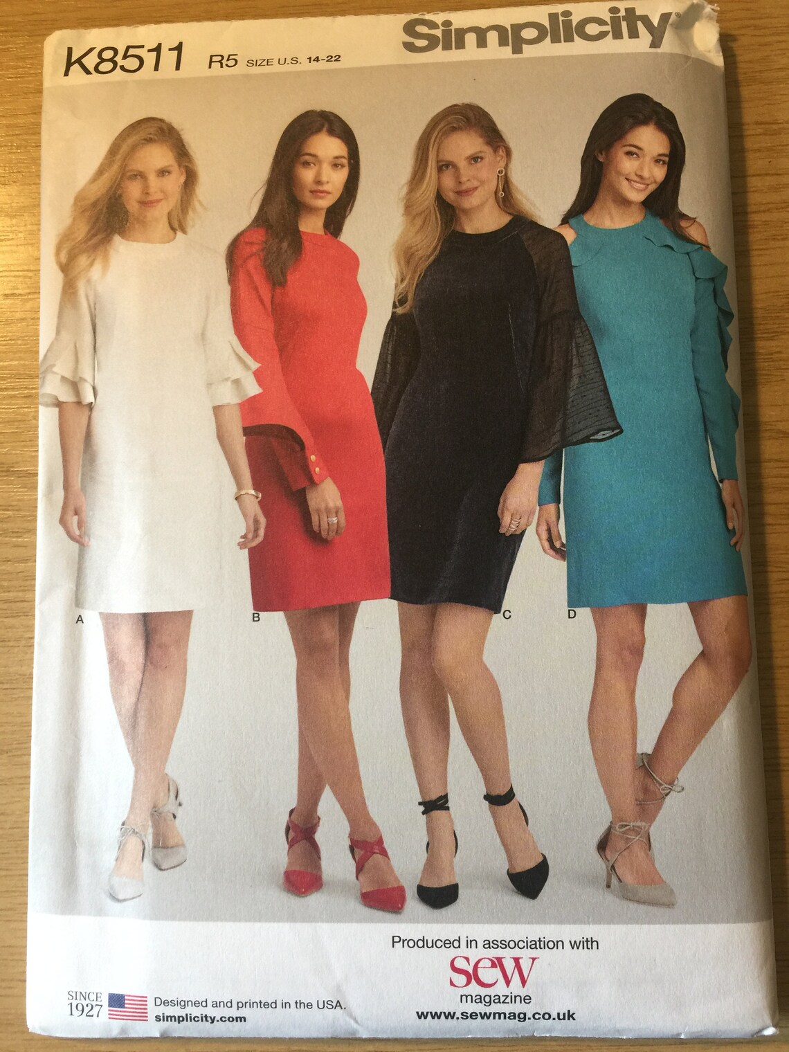Uncut 2018 Simplicity Sewing Pattern No K8511 for Four | Etsy
