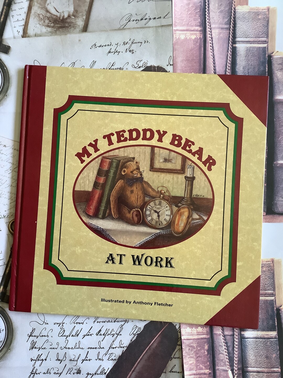 RARE Vintage 1993 'my Teddy Bear at Work' Large Hardback Book ...