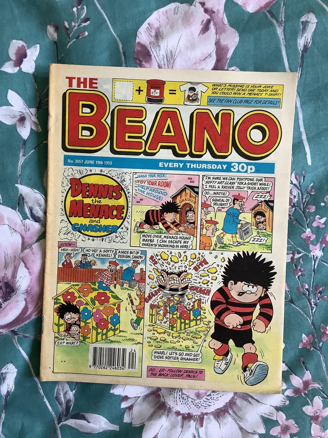 RARE Vintage From June 19th 1993 - 'the Beano' Weekly Comic No 2657 ...