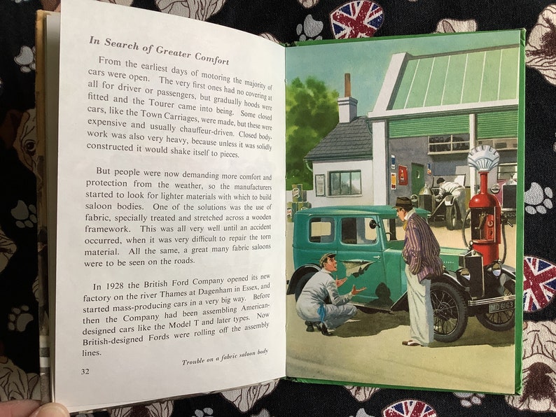 RARE 1962 Vintage Children's Book the Story of the Motor Car Hardback ...