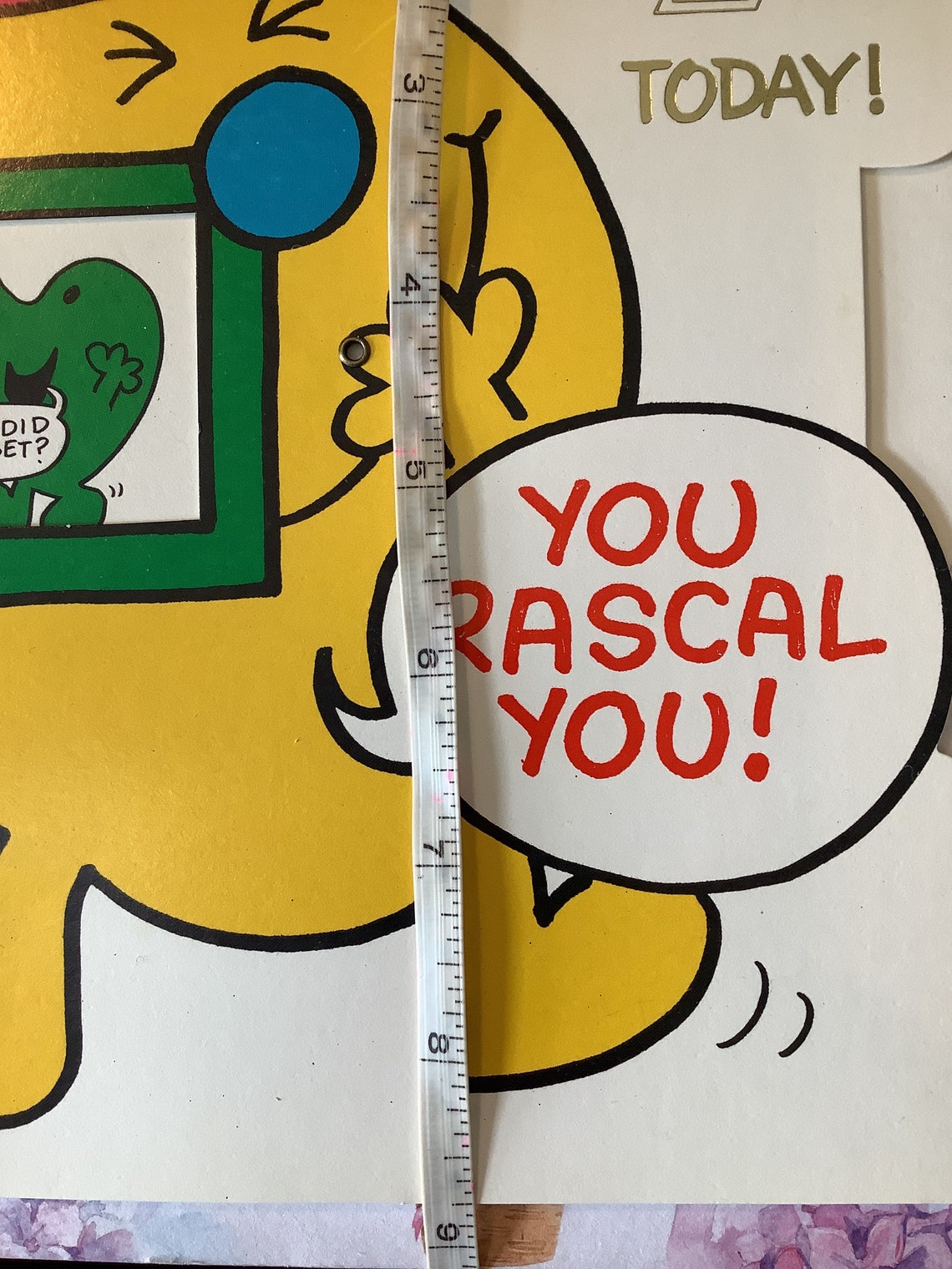 RARE Vintage 1978 Large Original Mr Men 'mr Mischief' - Etsy UK