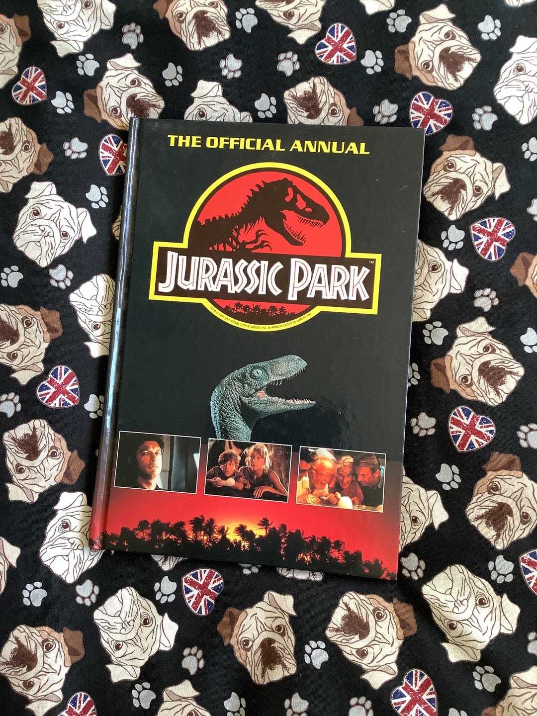 1993 Vintage Children's Book the Official Annual 'jurassic Park' in ...