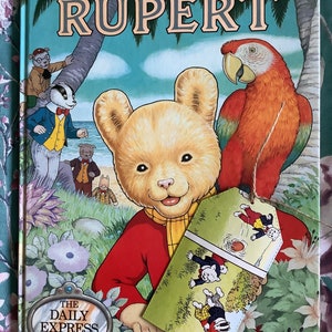 RARE Vintage 1987 'rupert' Daily Express Hardback Annual - Rupert the ...