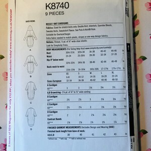 Uncut 2020 Simplicity 'easy to Sew' Sewing Pattern K8740 for Misses ...