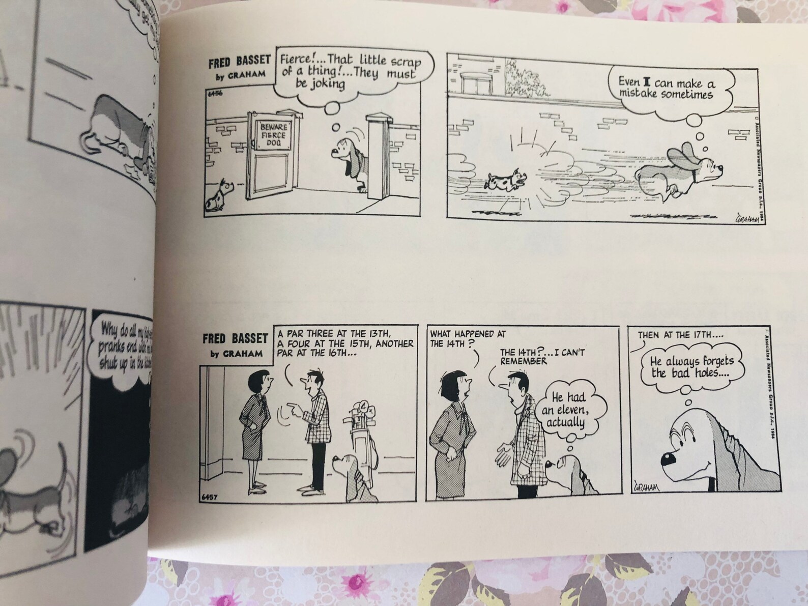 Vintage 1989 'fred Basset' Comic Strip Book by Alex - Etsy