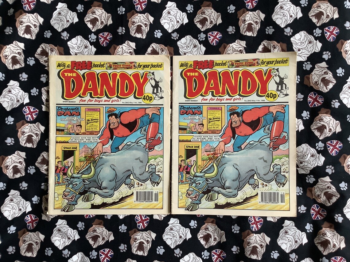 Rare Vintage From 11th May 1996 'the Dandy' Comic -comic Strip Stories ...