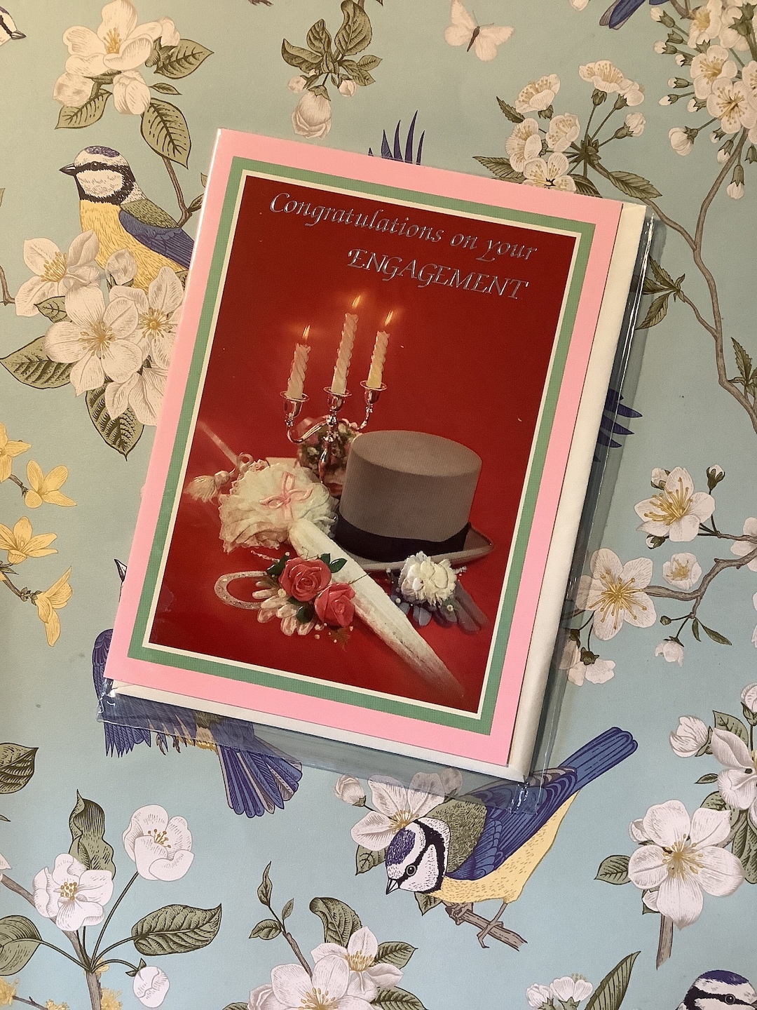 RARE Vintage 1970s 'congratulations on Your Engagement' Retro Top Hat ...