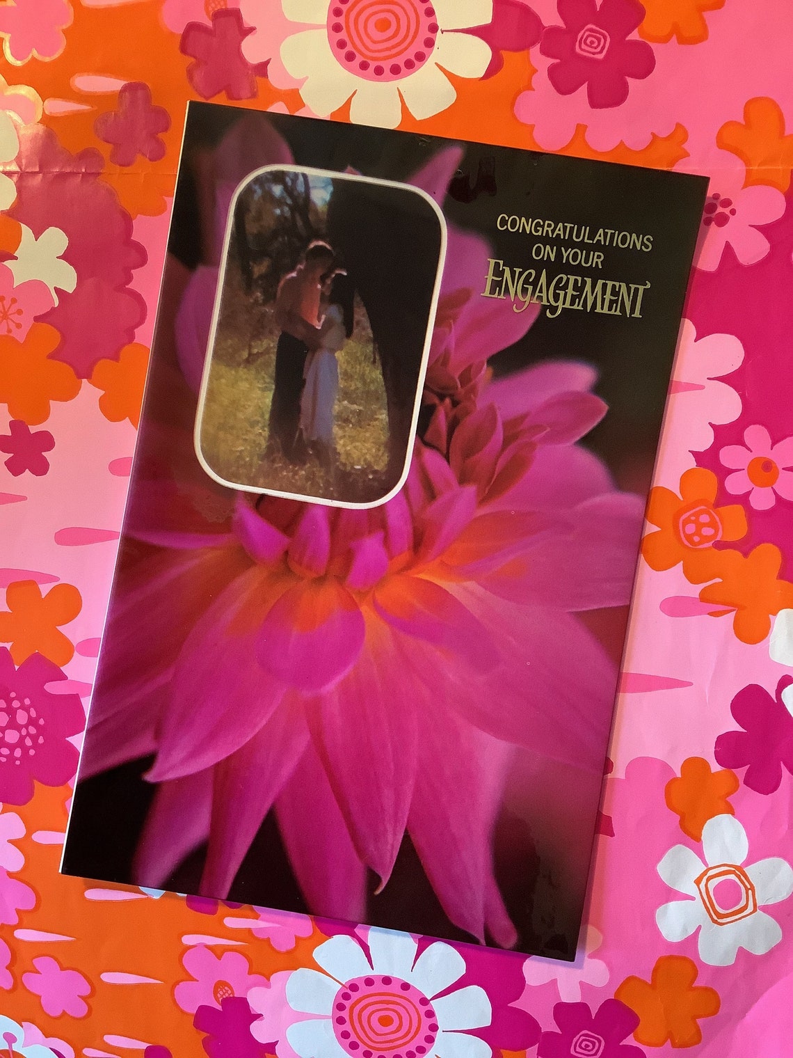 Extremely RARE Vintage Circa 1970s 'congratulations on Your Engagement ...