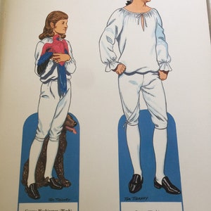 Vintage 1989 Tom Tierney George Washington and His Family Paper Doll ...