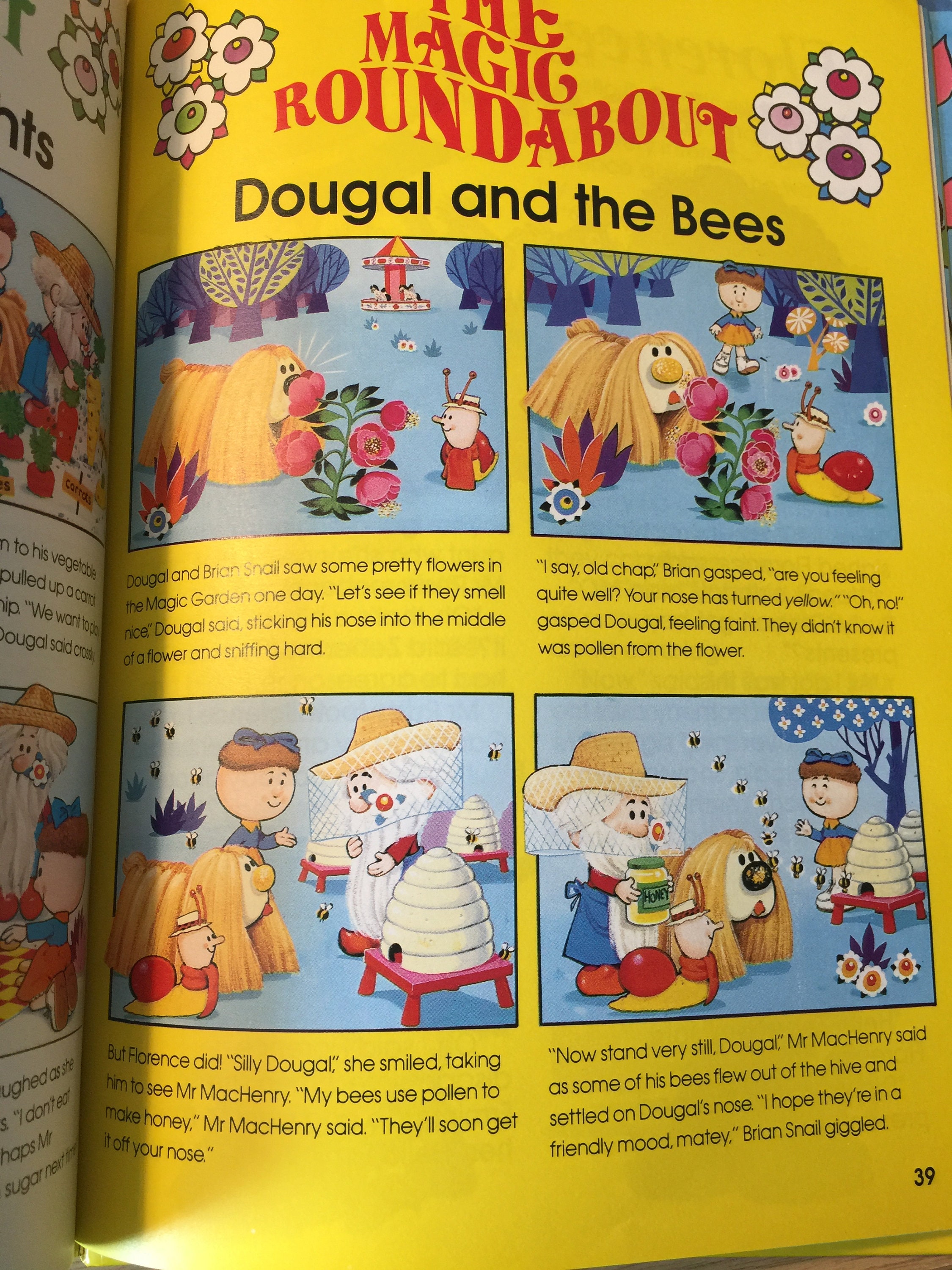 RARE Vintage/retro 1993 'the Magic Roundabout' Annual - Etsy UK