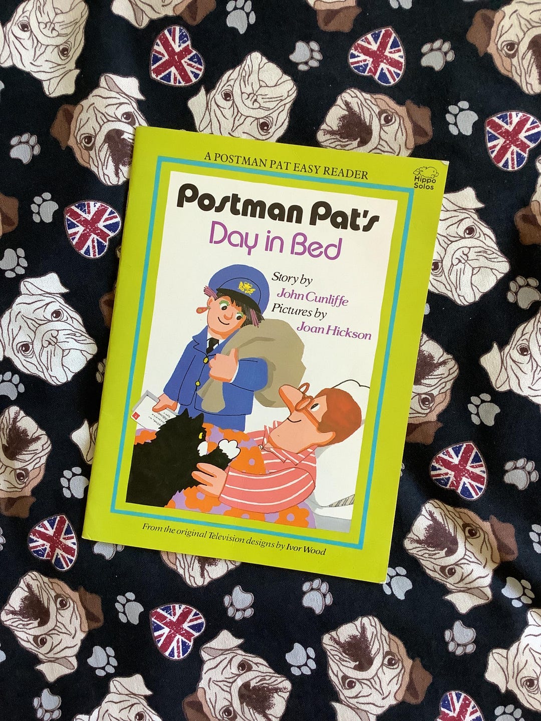 1987 Vintage Children's Book 'postman Pat's Day in Bed' Book in Paperback story by John Cunliffe ...