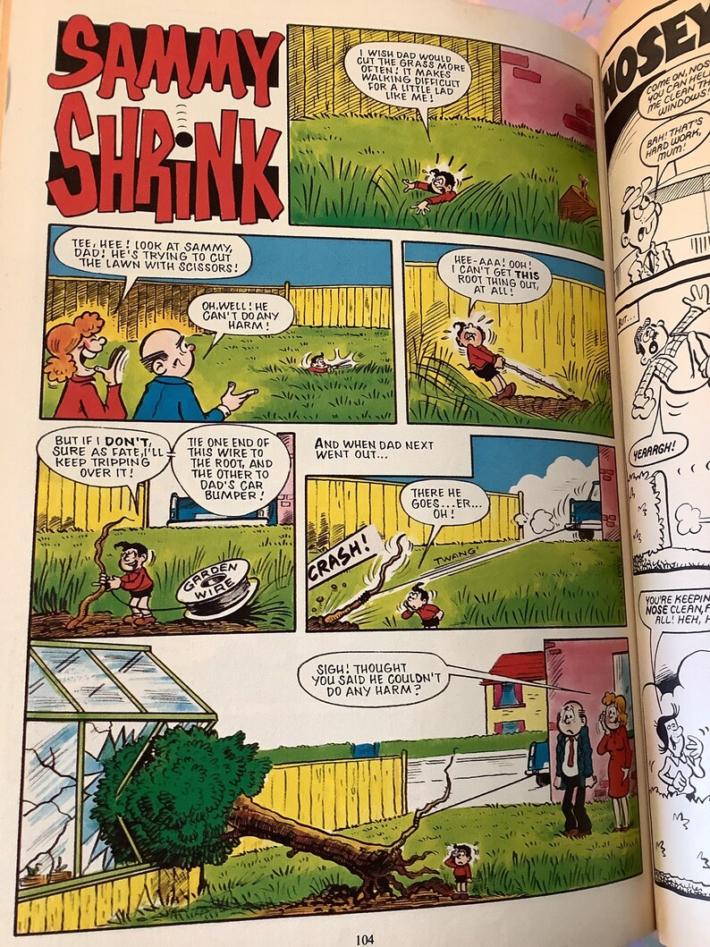 RARE Vintage 1984 'whizzer and Chips' Annual in - Etsy