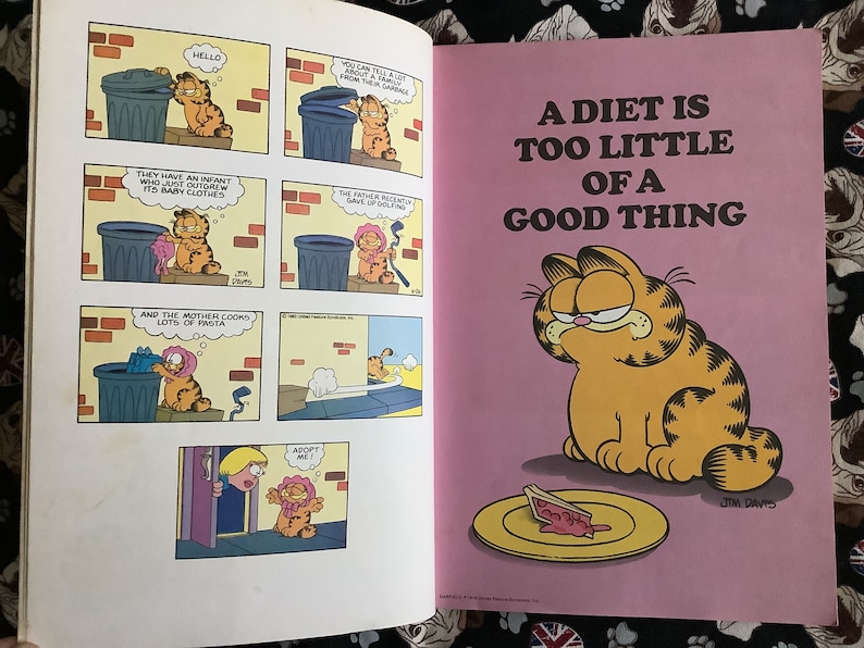 RARE Vintage 1987 'the Garfield Gallery 2' Paperback Book by Jim Davis ...