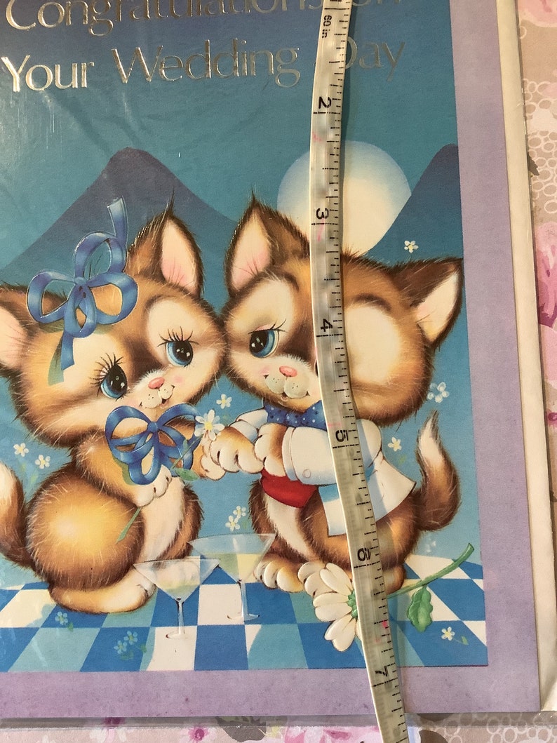 RARE Vintage/retro Circa 1970s 'congratulations on Your Wedding Day ...