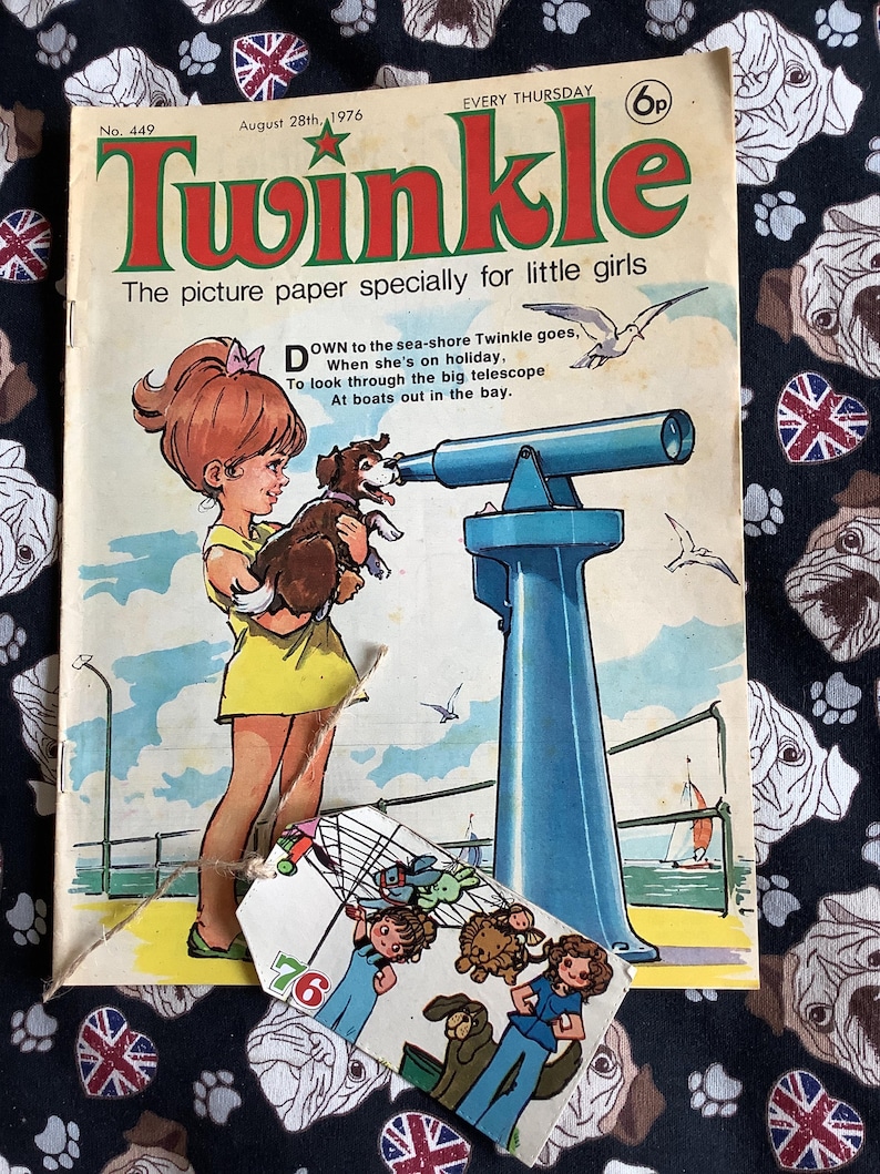 Rare Vintage August 28th 1976 'twinkle' Comic - Comic Strip Stories ...