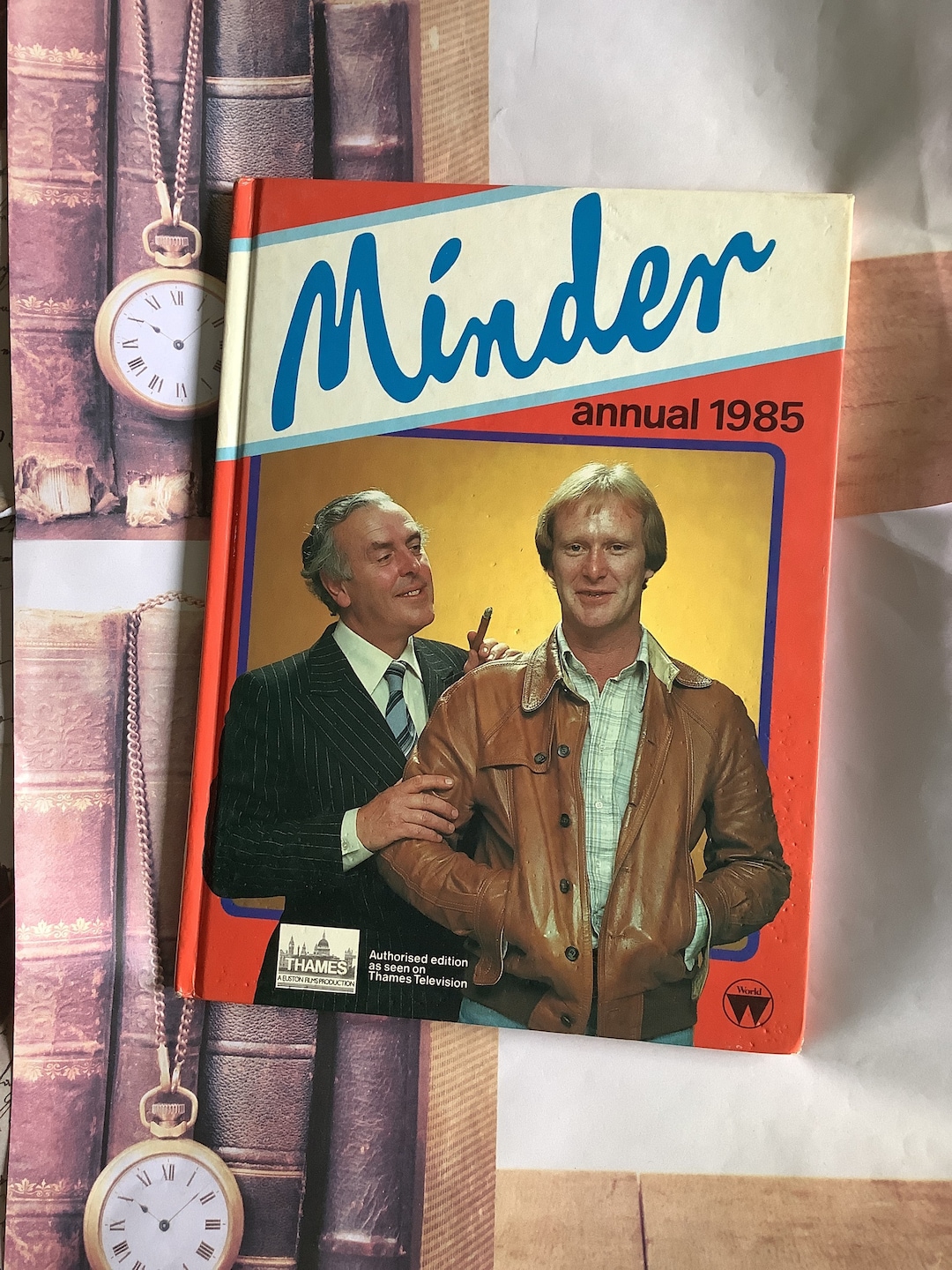 RARE Vintage/retro 1985 'minder' Annual in Hardback collectable Book ...
