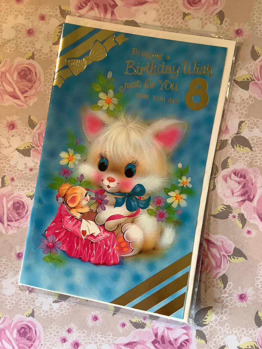 RARE Circa 1980s Vintage 'bringing a Birthday Wish Just for You Now You ...