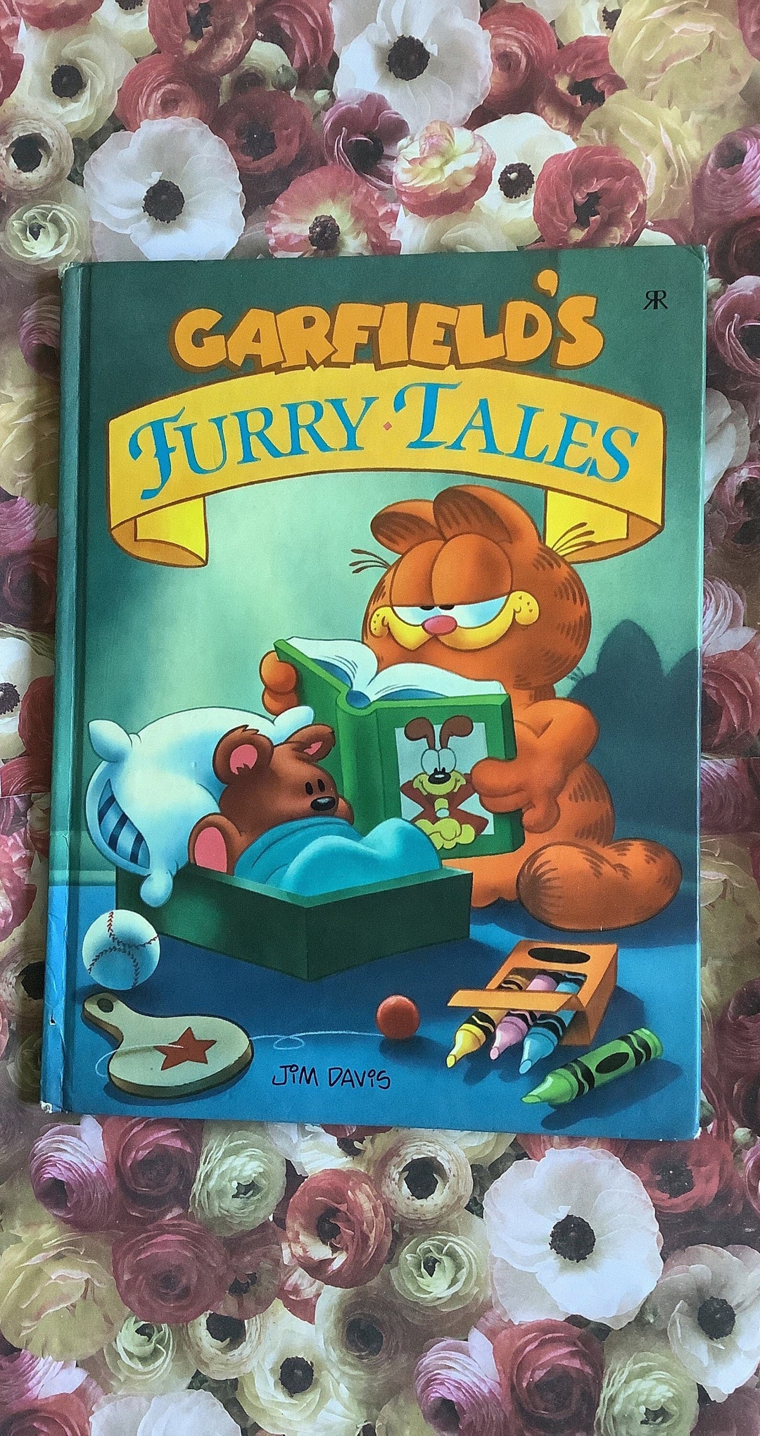 RARE Vintage 1990 'garfield's Furry Tales' in Hardback Collectable Book ...