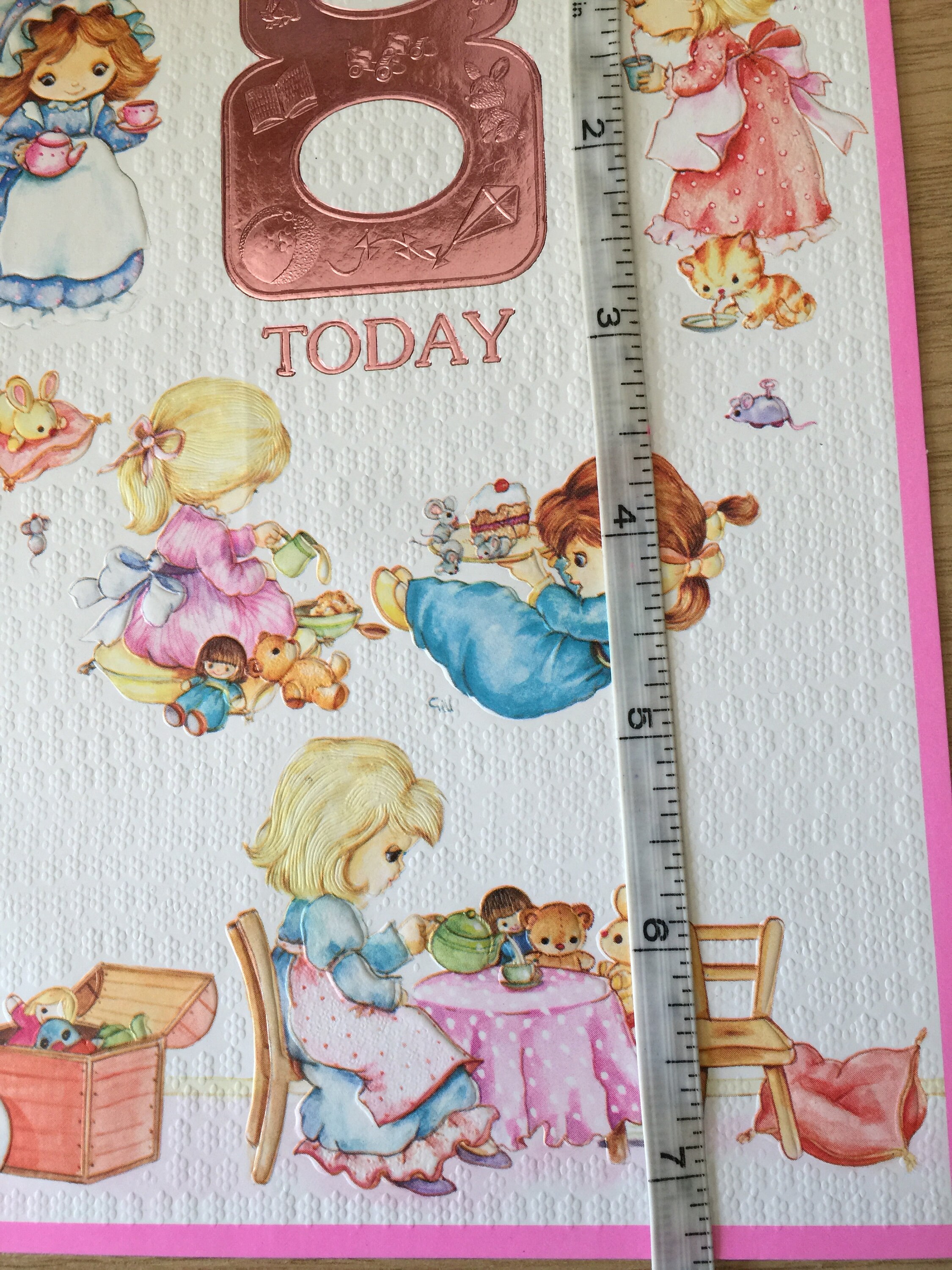 RARE Vintage/Retro Circa 1980s '8 Today' Birthday Card | Etsy