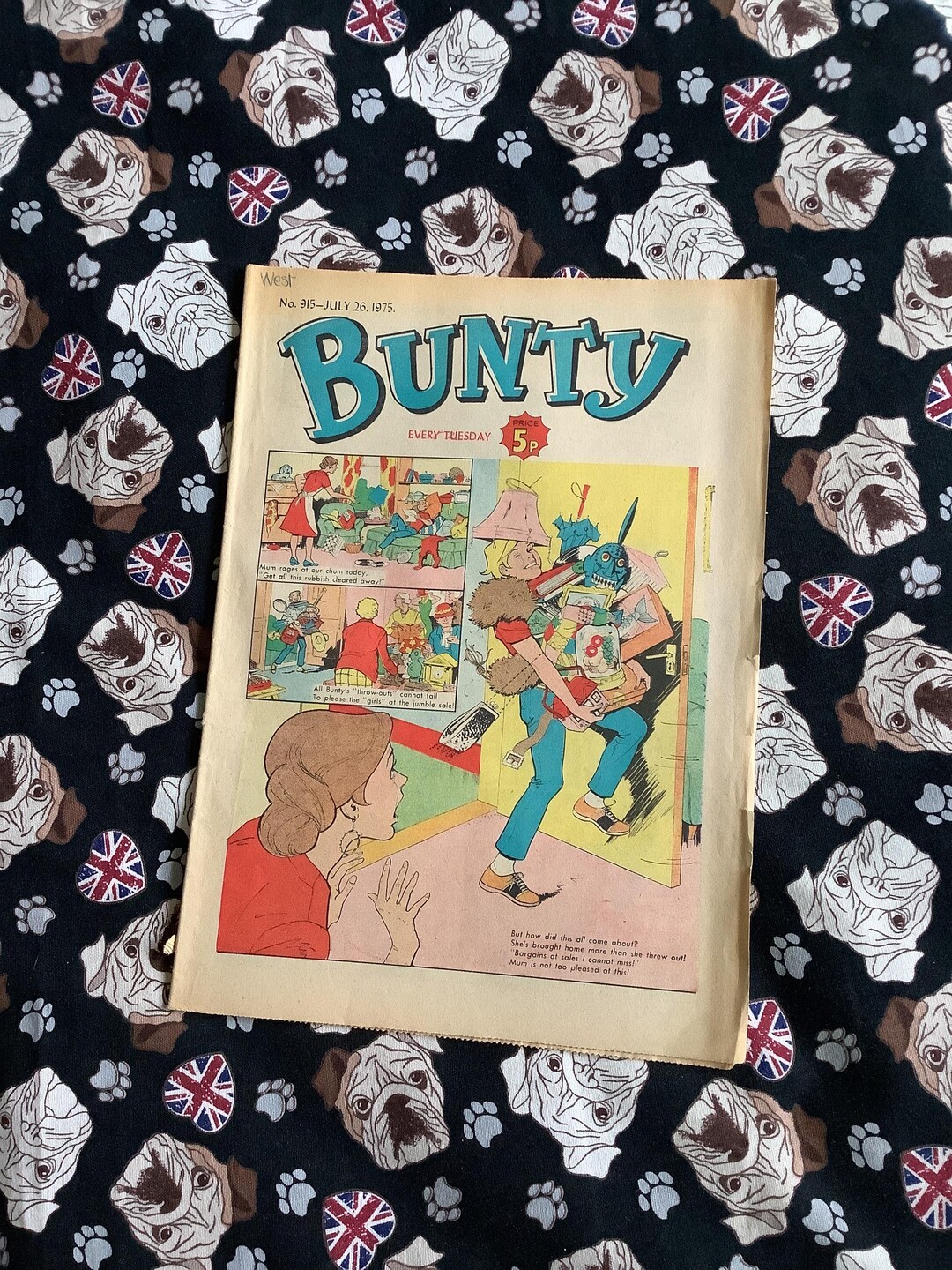 Rare Vintage July 26, 1975 'bunty for Girls' Comic No 915 - Childhood ...